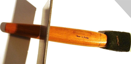 Braiding Rawhide onto a Knife Handle