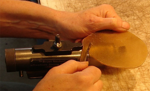 Braiding Rawhide onto a Knife Handle