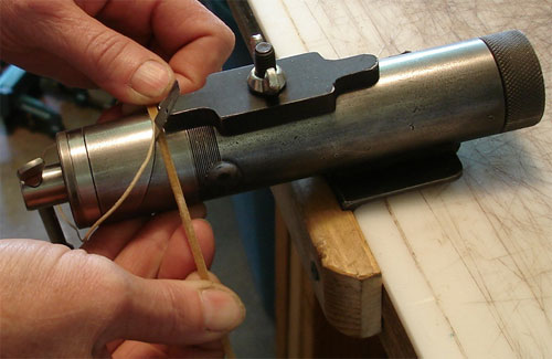 Braiding Rawhide onto a Knife Handle