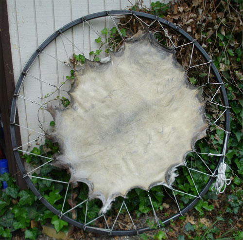 Braiding Rawhide onto a Knife Handle